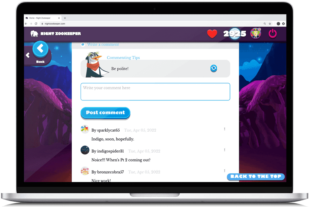 User Guide | Night Zookeeper